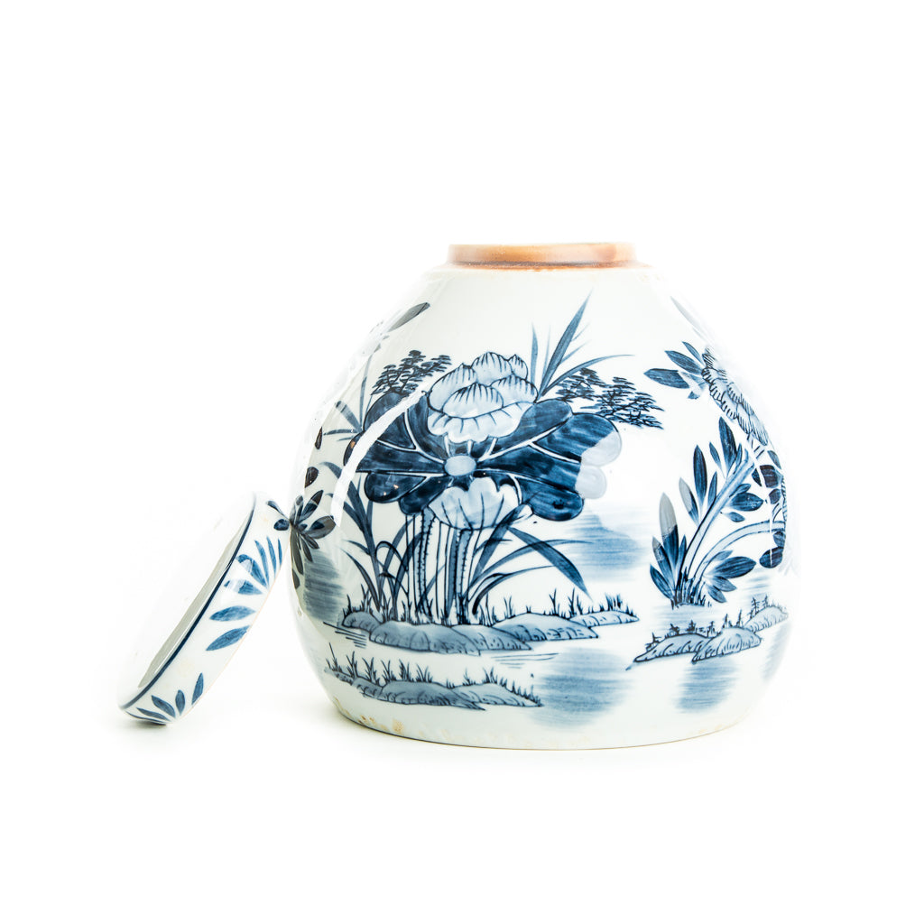 Distressed Stoneware Ginger Jar – Cottonwood Shanty
