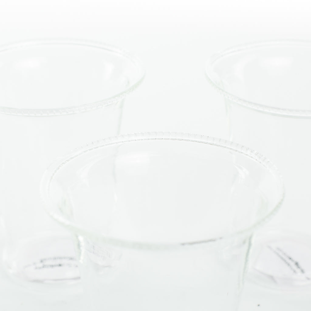 Blown Drinking Glass w/ Etched Rims – Cottonwood Shanty