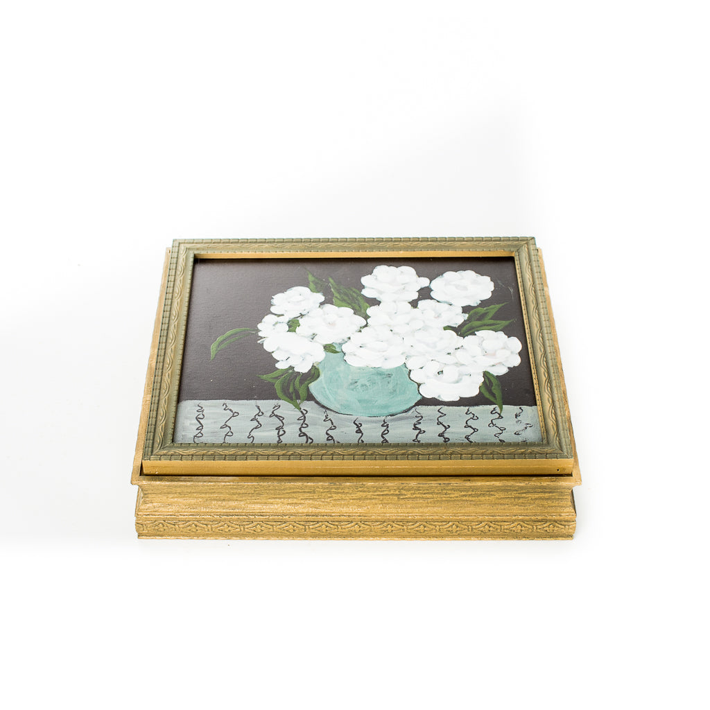 Matilda Hand-Painted Floral Box – Cottonwood Shanty