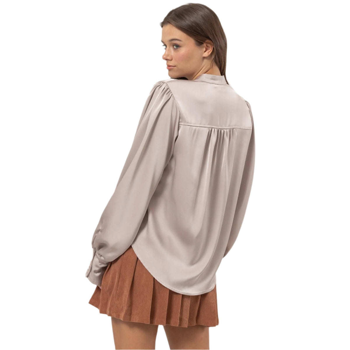 Satin Edward Blouse – Cottonwood Shanty