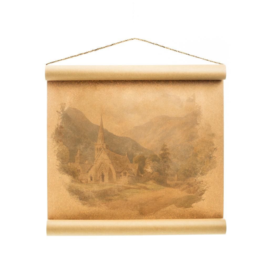 Illustrated Church Scroll – Cottonwood Shanty