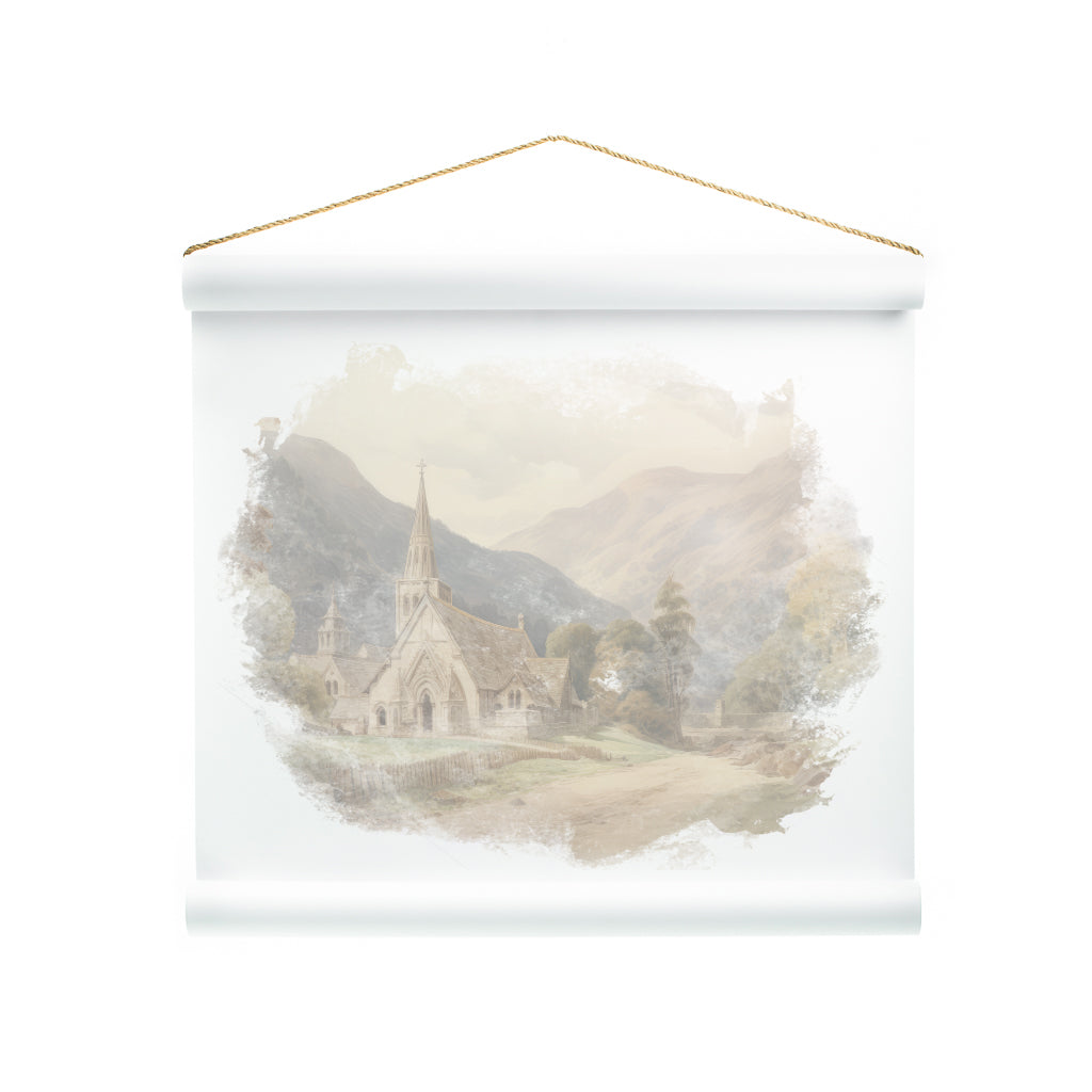 Illustrated Church Scroll – Cottonwood Shanty