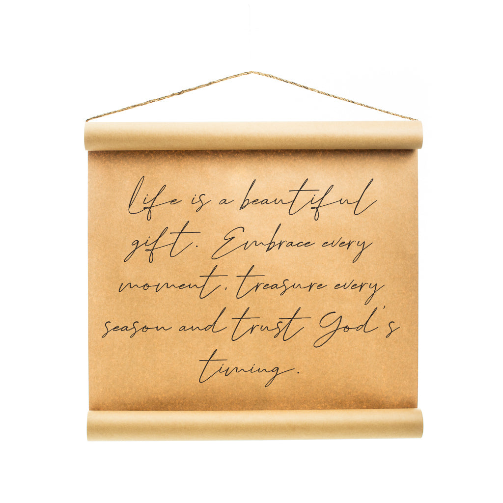 Beautiful Gift Scroll – Cottonwood Shanty