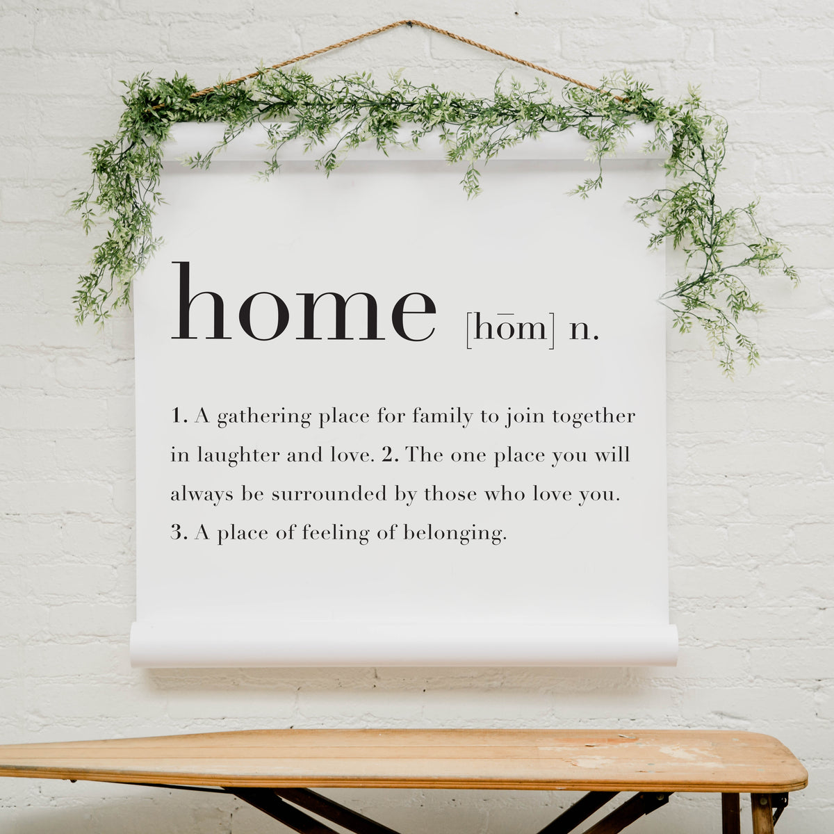 Home Definition Scroll – Cottonwood Shanty