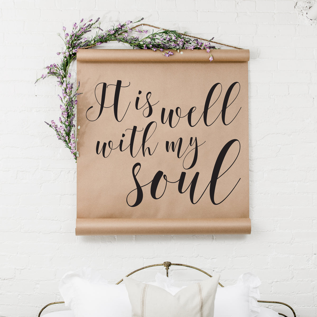 It Is Well Scroll – Cottonwood Shanty