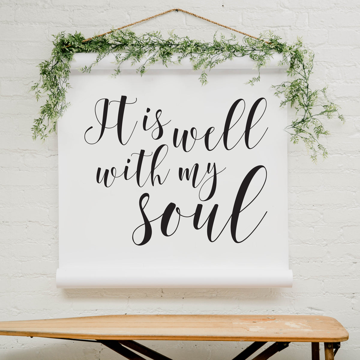 It Is Well Scroll – Cottonwood Shanty