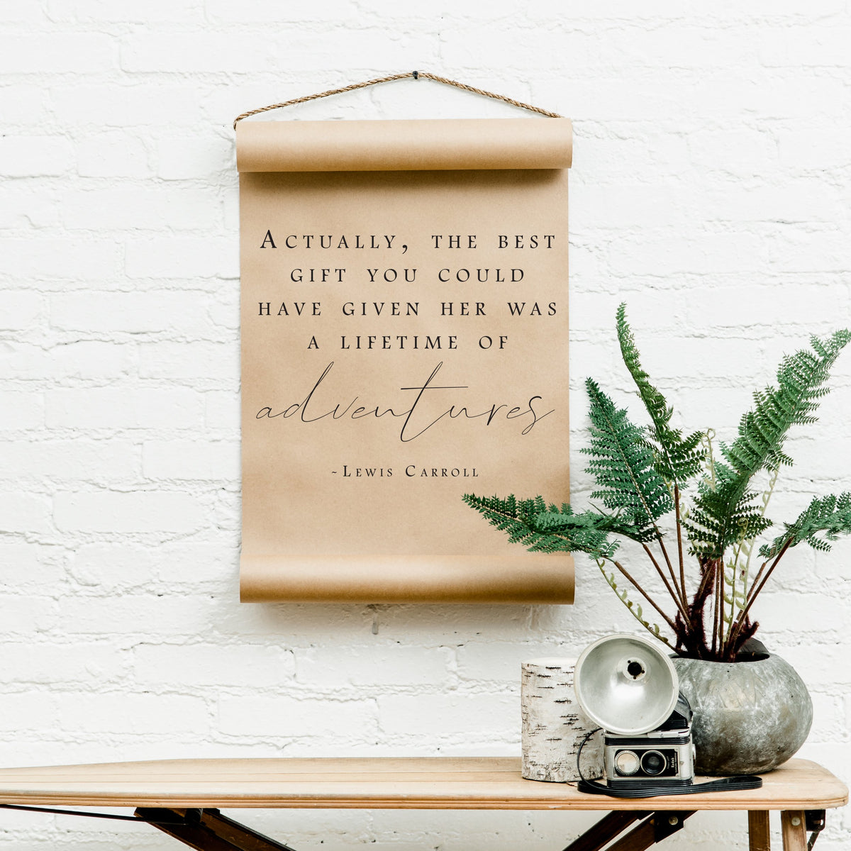 Lifetime Adventure Scroll – Cottonwood Shanty