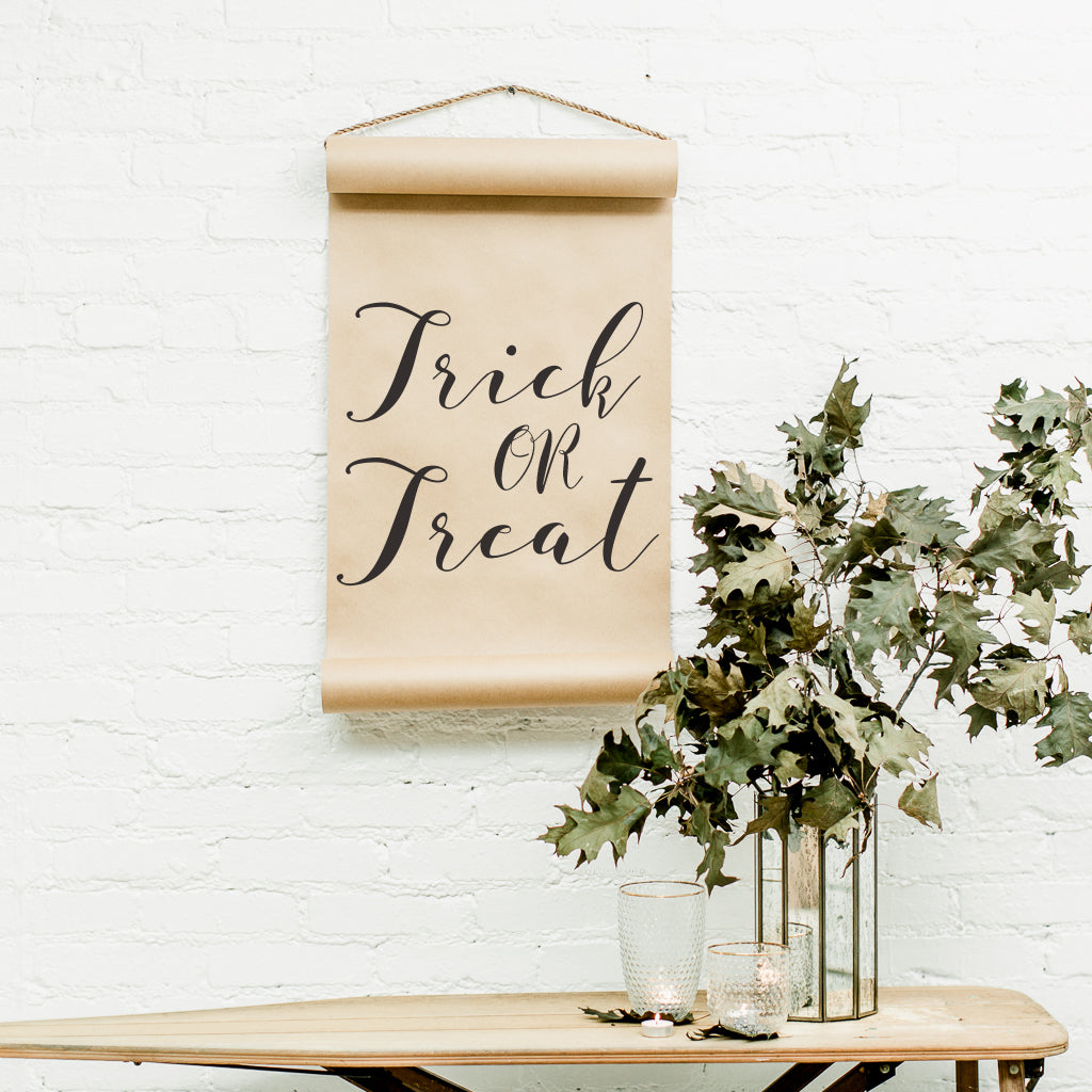Trick Or Treat Scroll – Cottonwood Shanty