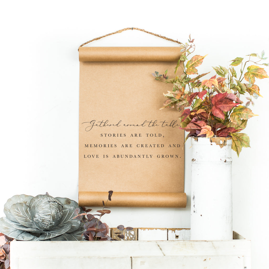 Table Scroll – Cottonwood Shanty