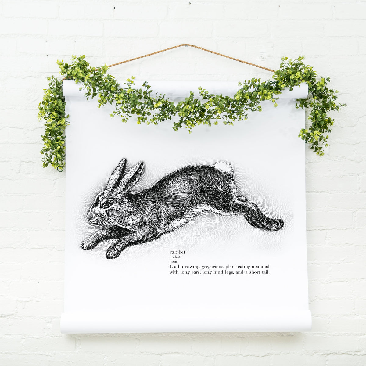 Rabbit Scroll – Cottonwood Shanty