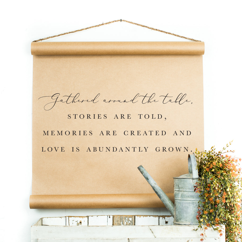 Table Scroll – Cottonwood Shanty