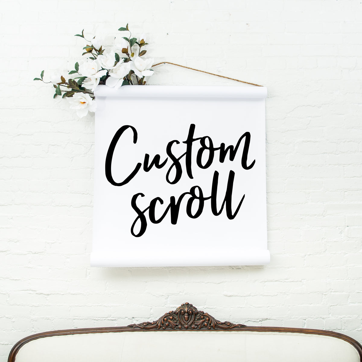 Custom Scroll – Cottonwood Shanty
