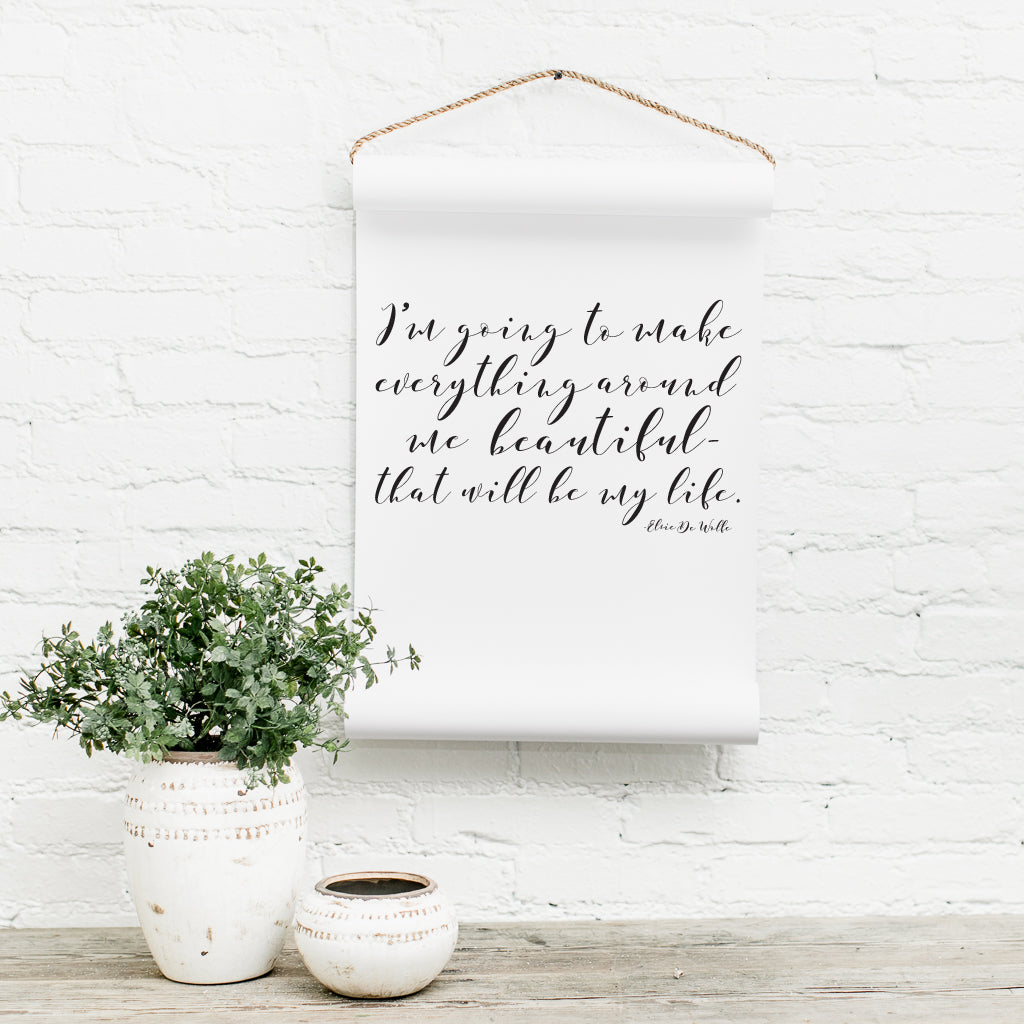 Beautiful Life Scroll – Cottonwood Shanty